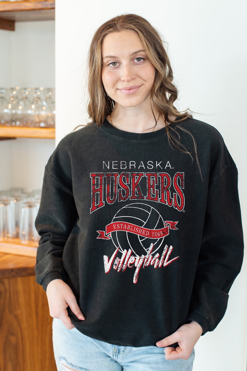 Nebraska Rodman Volleyball Corded Crew – Gameday Social Apparel Co.