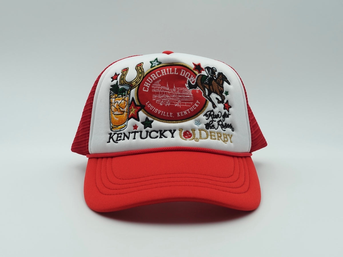 Kentucky Derby Layer Patch Foam Trucker Hat – Gameday Social Apparel Co.