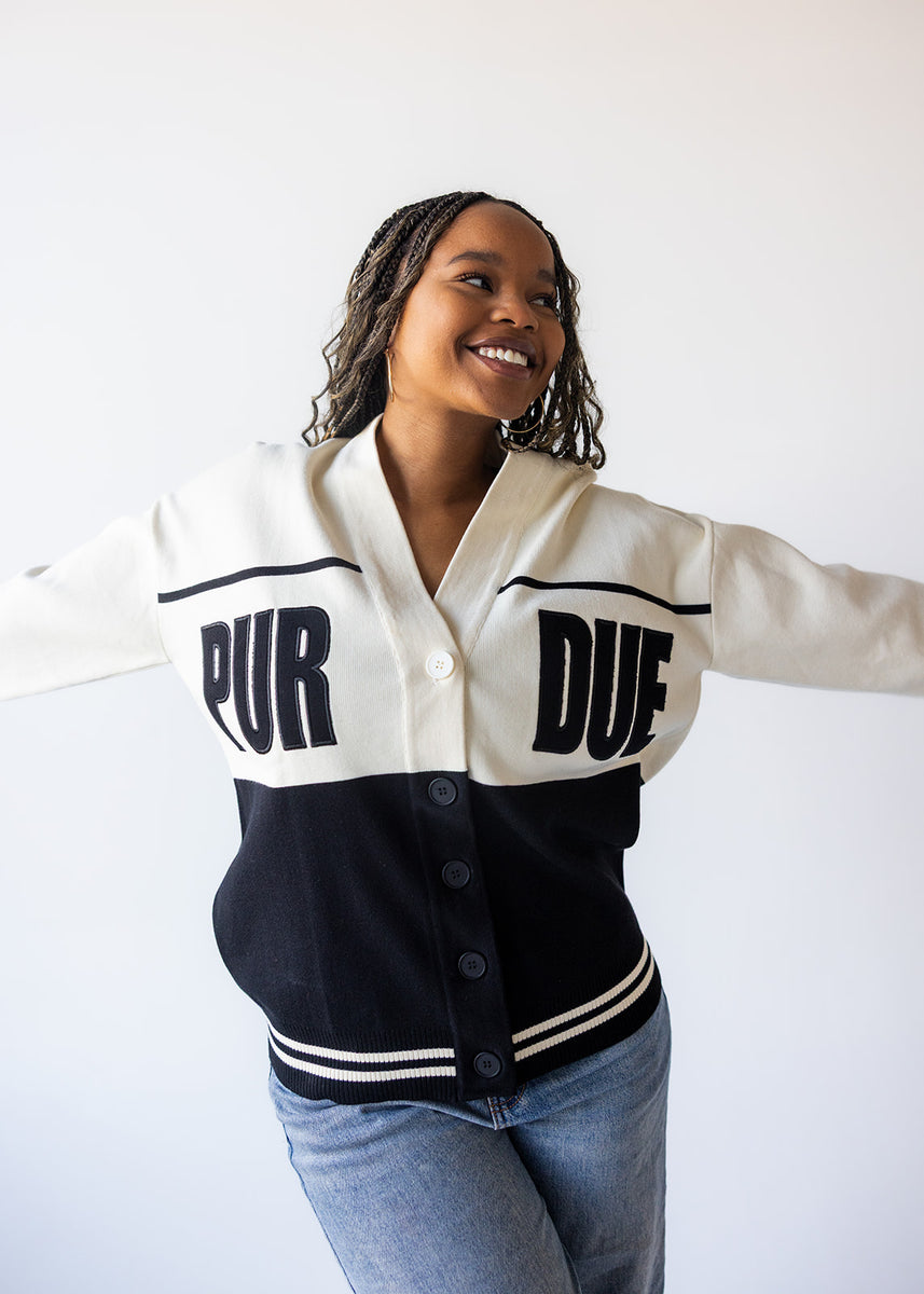 Purdue Carley Lux Cardigan – Gameday Social Apparel Co.